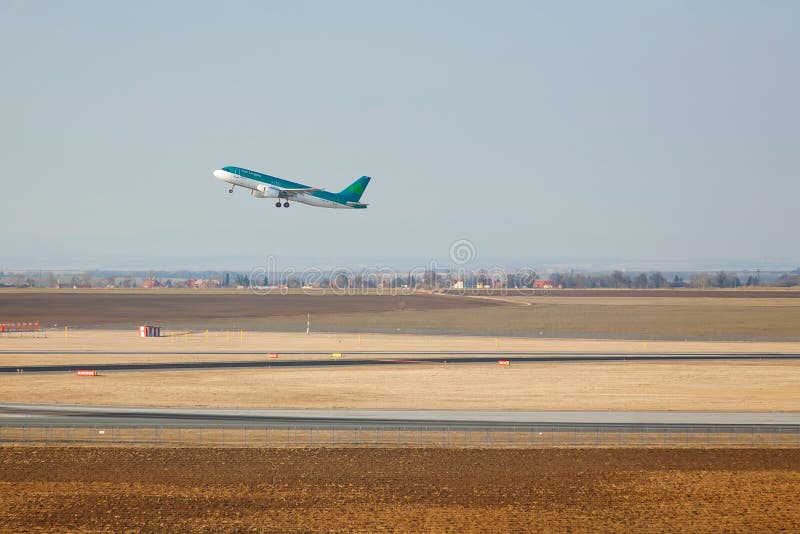 Airbus Taking Off editorial photography. Image of public - 23787292
