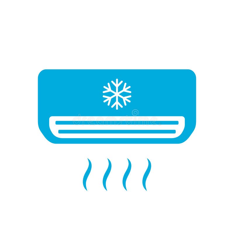 Symbool Van Het Airconditioner-vectorpictogram Vector Illustratie ...