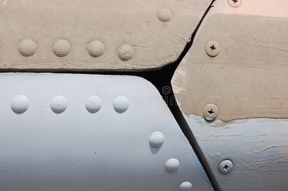 Aircraft stock image. Image of riveted, metallic, background - 14599879