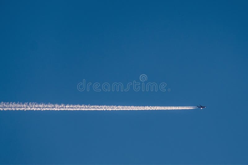 Aircraft and Blue Sky Background Stock Photo - Image of blue, vacation ...