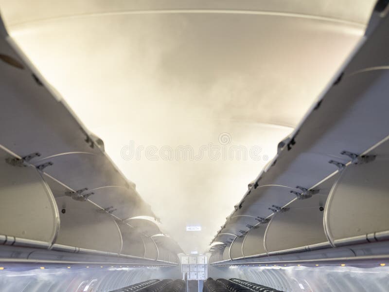 Aircraft Cabin with Vapor Condensation Due To Differences of ...