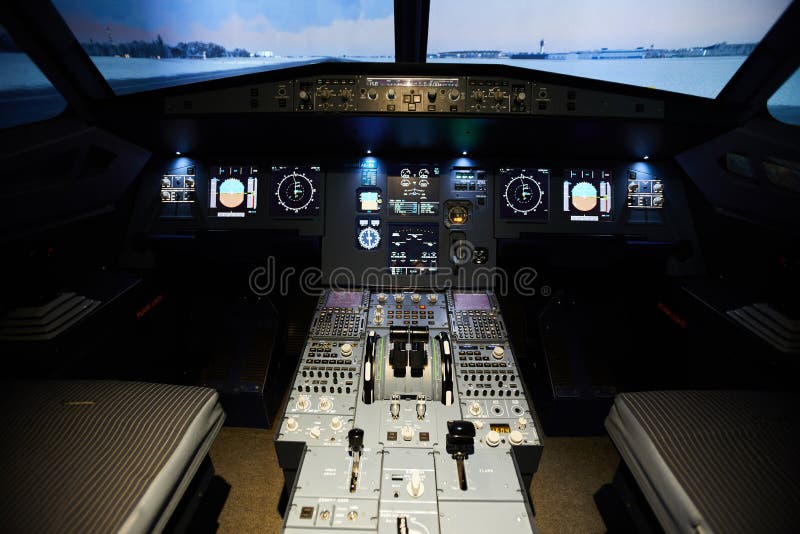 Aircraft Dashboard Panel stock image. Image of seat, vehicle - 32536549