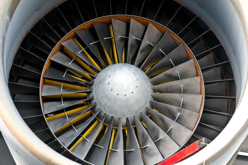 Aircraft Engine Blades stock image. Image of metal, symmetry - 34370883