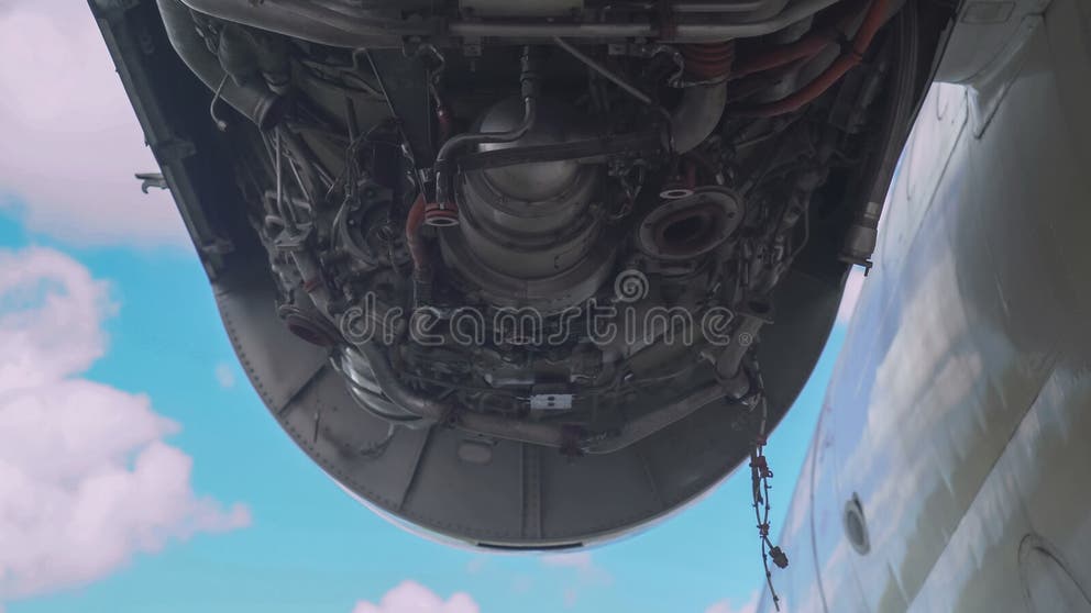 Aircraft engine exploded stock image. Image of accident - 137217349
