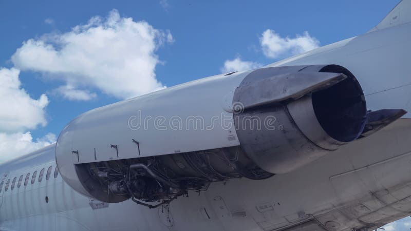 Aircraft engine exploded stock image. Image of broken - 139835079