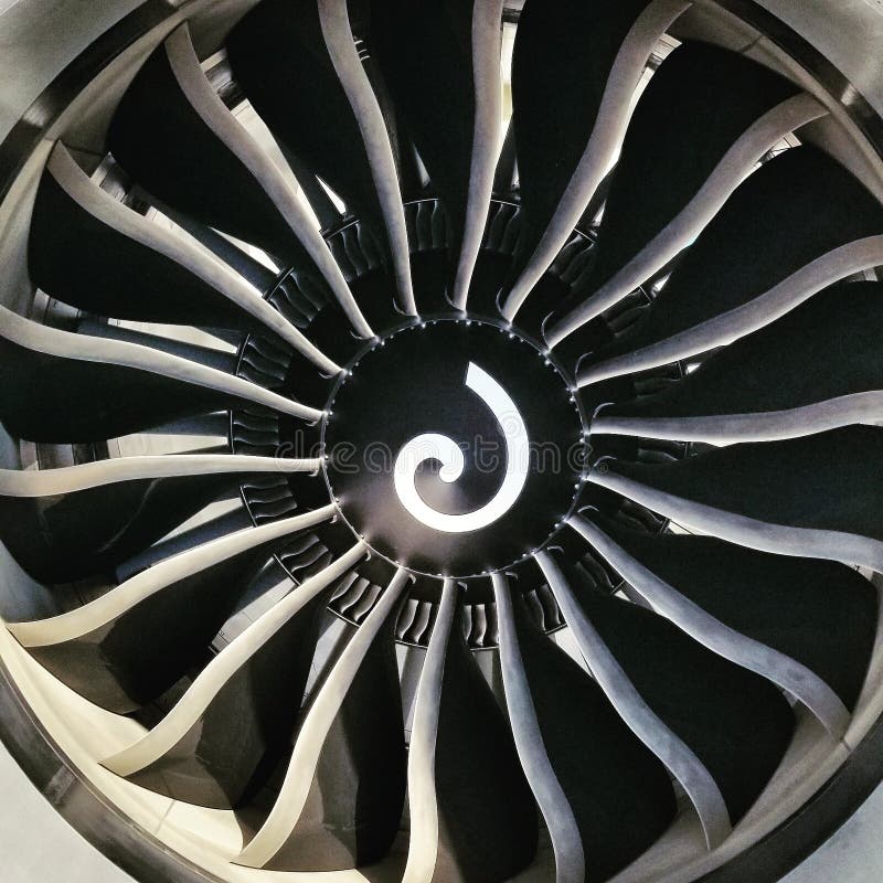 Aircraft Engine Line Maintenance Stock Photo - Image of maintenance ...