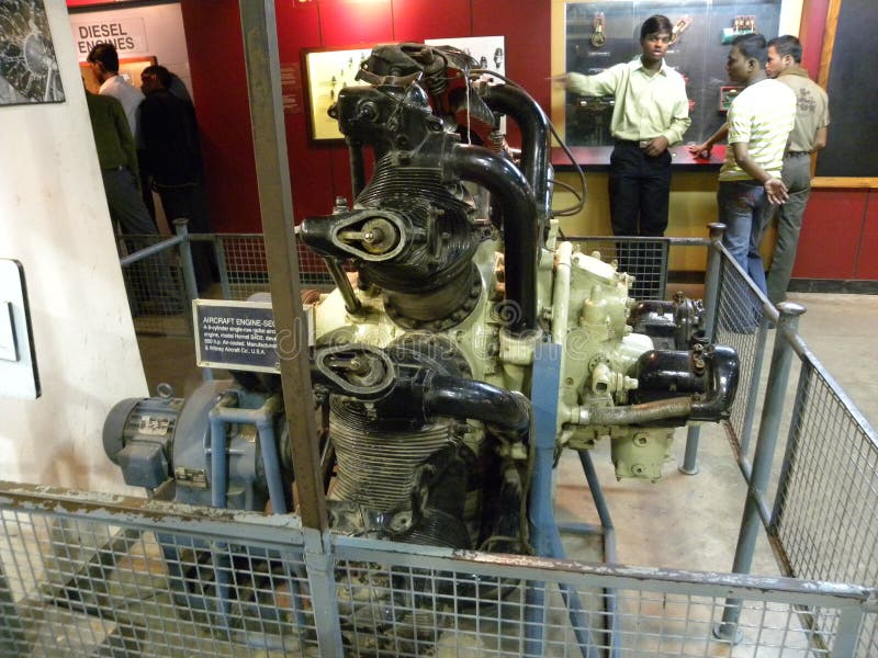 Bangalore, Karnataka, India - September 8, 2009 Aircraft Engine ...