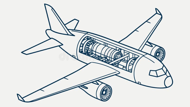 Aircraft Technical Drawing Stock Illustrations – 1,140 Aircraft ...
