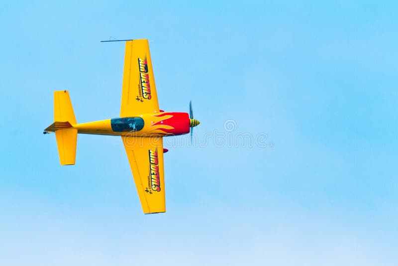 Double-wing airplane stock photo. Image of prop, airport - 1624204
