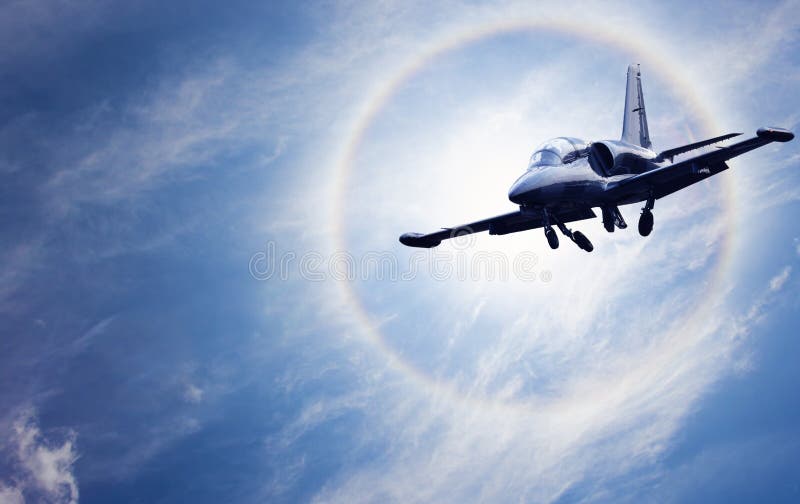 Fighter Pilot Cockpit View during Sunrise Stock Image - Image of view ...