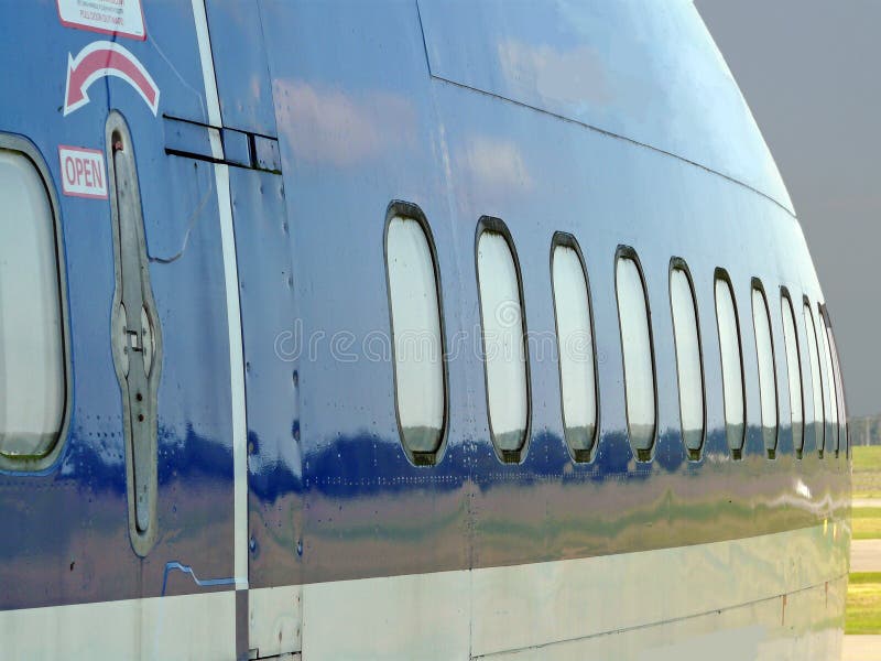 Aircraft fuselage stock image. Image of body, detail - 21099131