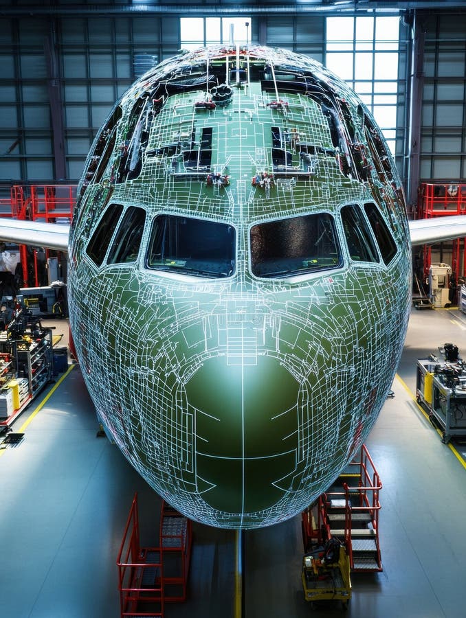 Precision Engineering Aerospace Manufacturing Facility Showcasing ...