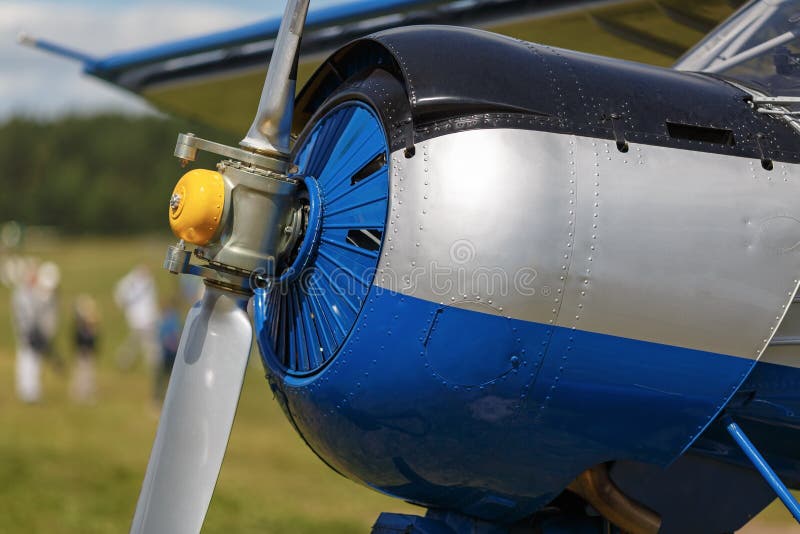Aircraft fuselage stock photo. Image of obsolete, cockpit - 50663424