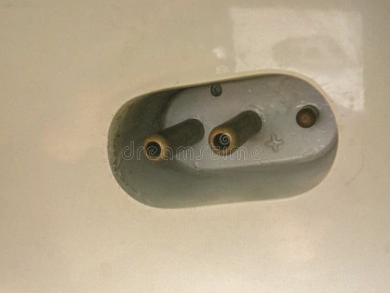 Aircraft Ground Power Supply Connection Stock Image - Image of voltage ...