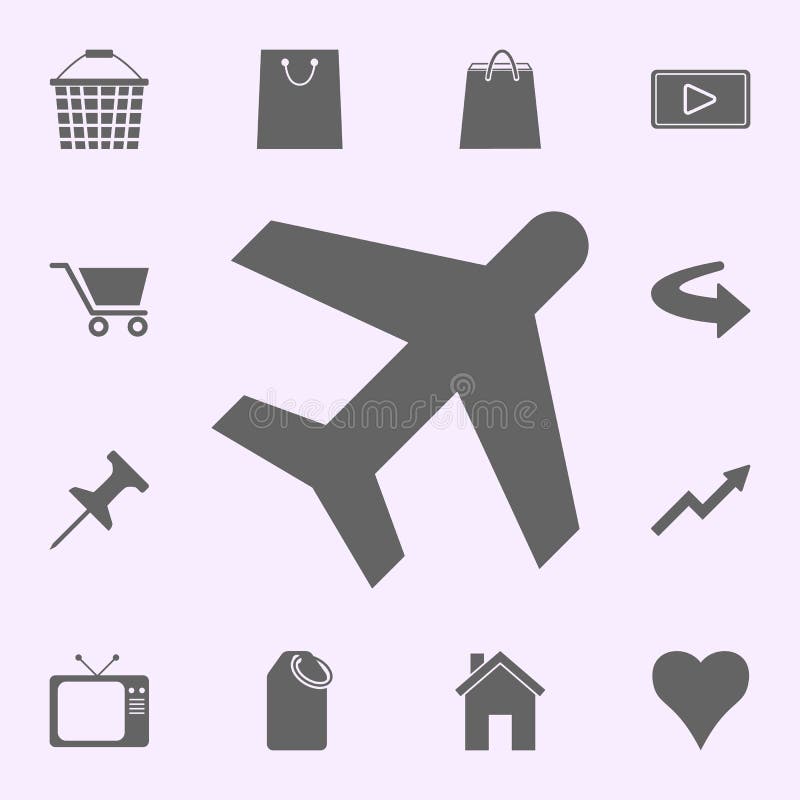 Aircraft Icon. Web Icons Universal Set for Web and Mobile Stock ...