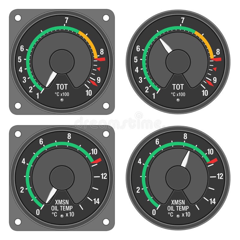 Aircraft Instrument - Flight Director Indicator Stock Illustration ...