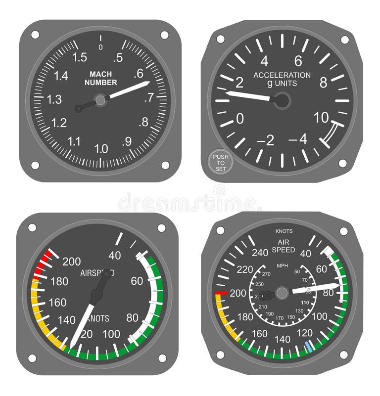 Airplane Instruments Panel Stock Illustrations – 349 Airplane ...