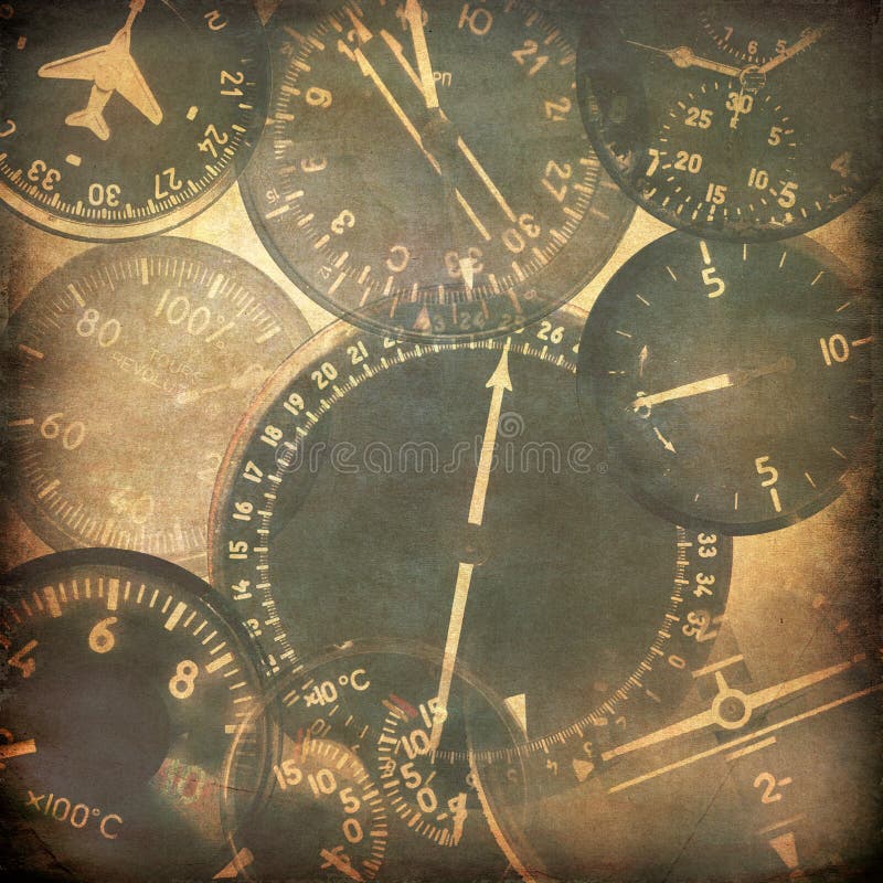 Aircraft instruments stock illustration. Illustration of aviation ...
