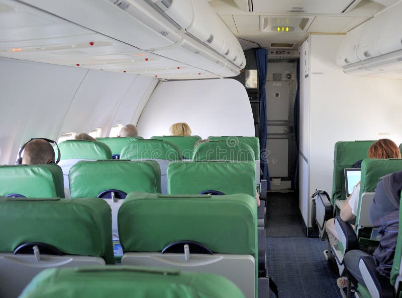Aircraft interior stock photo. Image of business, airbus - 42163960