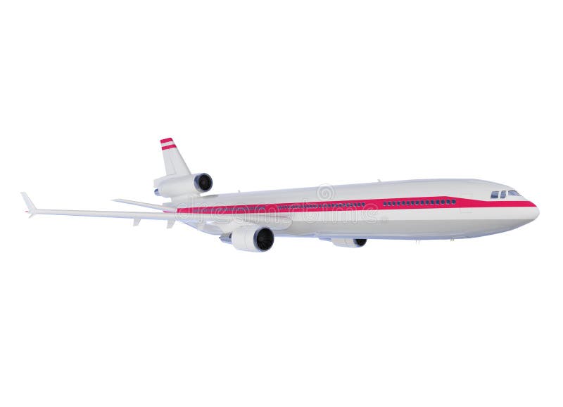 Airplane Side View Isolated on Transparent Background PNG Stock Photo ...