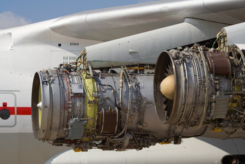Aircraft jet engine stock image. Image of engine, reaction - 16488191
