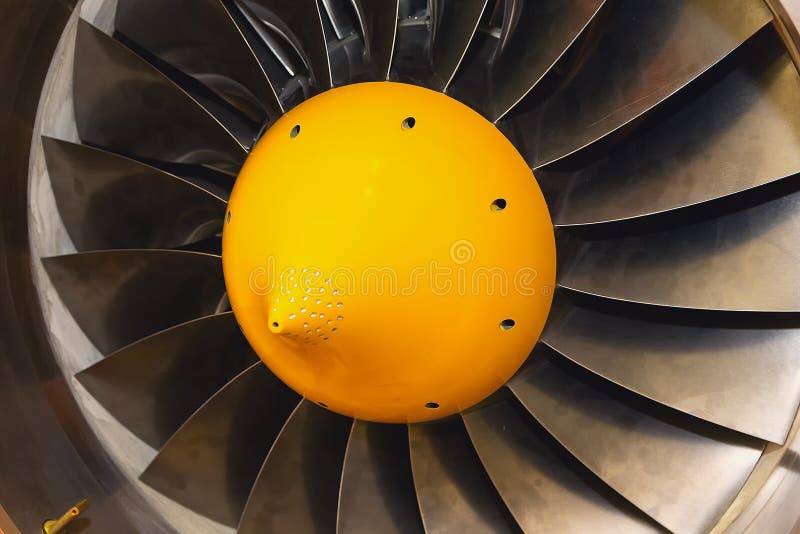 Aircraft Jet Engine on Repair and Maintenance Stock Photo - Image of ...