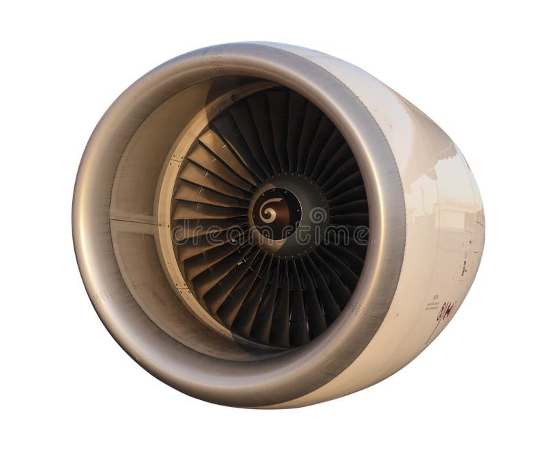 Aircraft Jet Engine Turbine Stock Image - Image of generation, electric ...