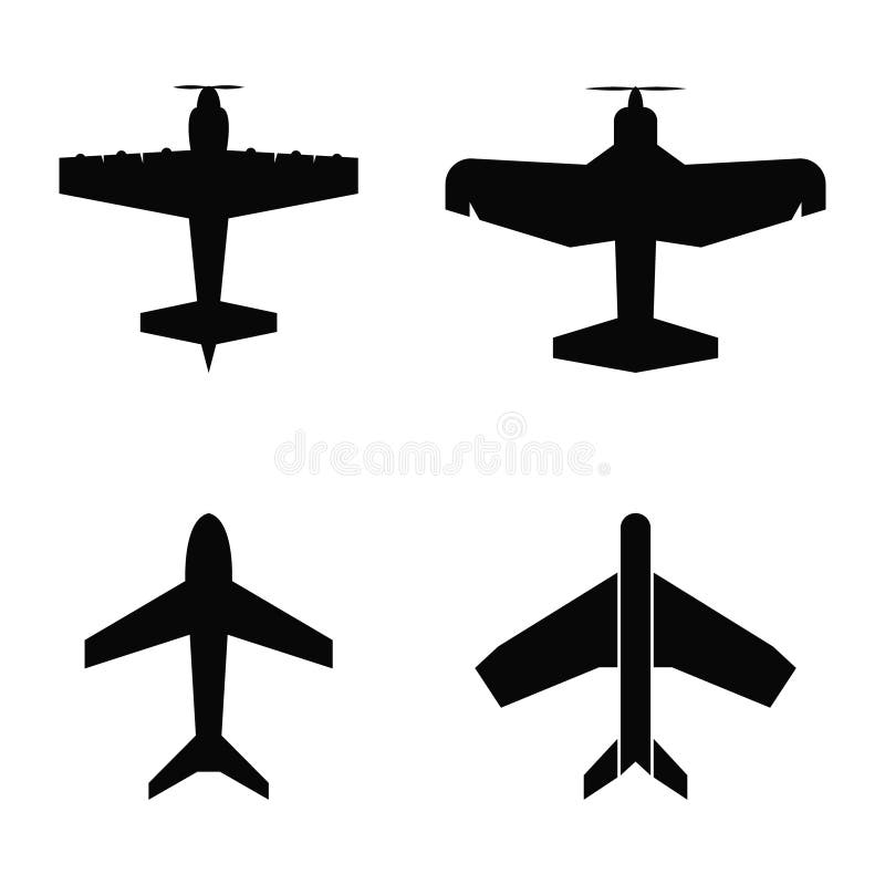 Aircraft Logo Icon Vector Illustration Template Design Stock Vector ...