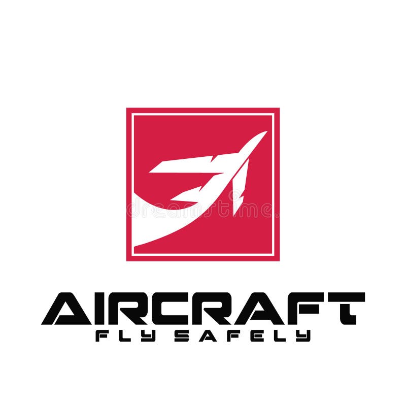 Aircraft Logo Icon Vector Illustration Template Design Stock Vector ...