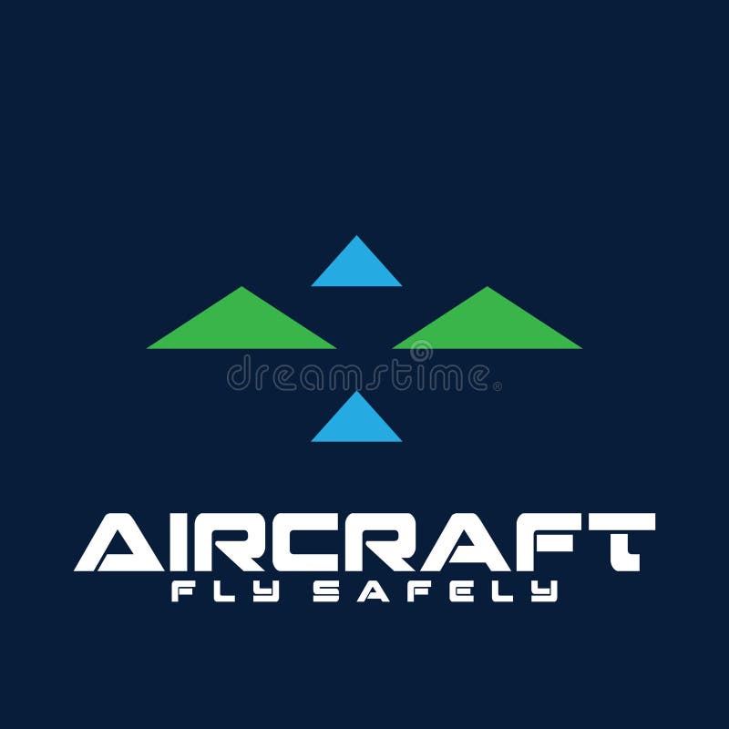 Aircraft Logo Icon Vector Illustration Template Design Stock Vector ...