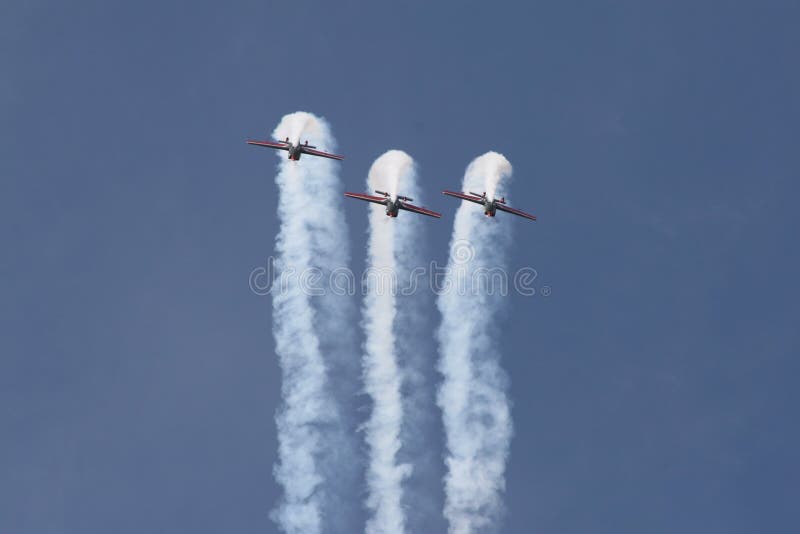 Aircraft Looping With Smoke Trails Picture. Image: 5675889