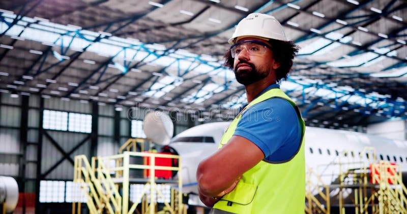 Aircraft Maintenance Technician. Plane Repair Stock Photo - Image of ...