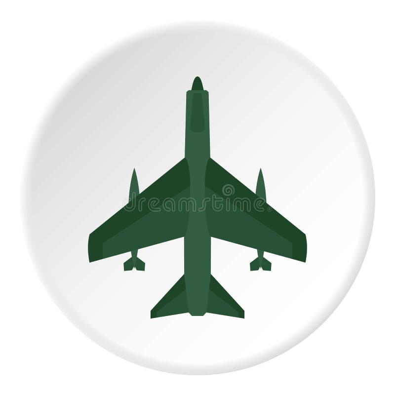 Aircraft with Missiles Icon, Grunge Style Stock Vector - Illustration ...