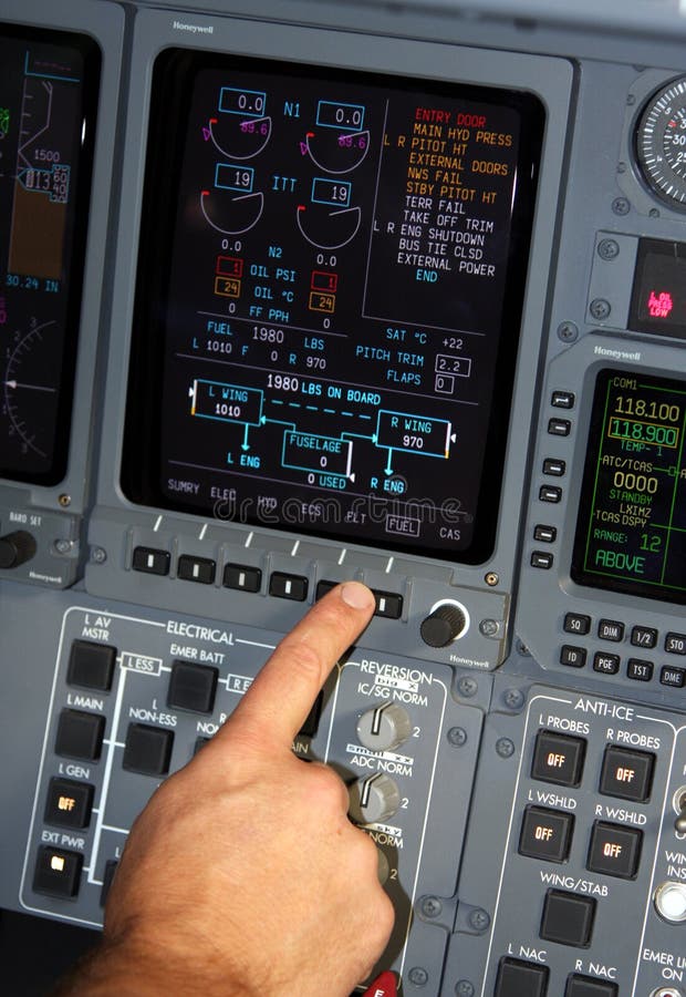 Aircraft navigation stock photo. Image of flight, display - 7698962