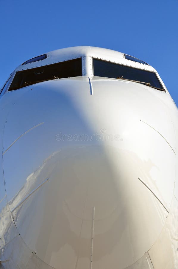 Aircraft nose stock photo. Image of windshield, pilot - 8127764