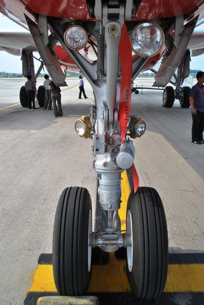 Aircraft Nose Wheel editorial image. Image of aircraft - 22598935