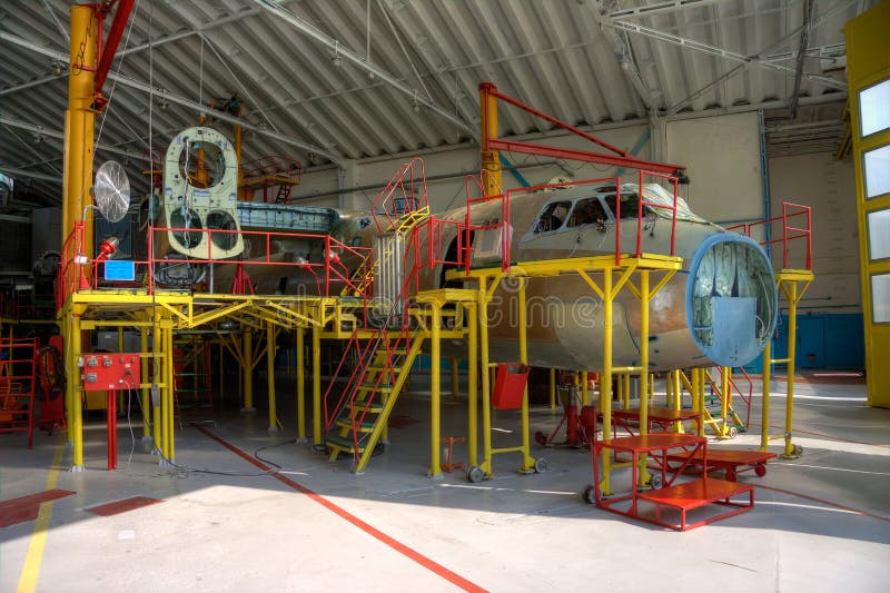 Aircraft production stock image. Image of transportation - 25802065