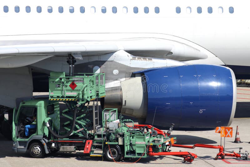 Aircraft refueller stock photo. Image of ramp, aircraft - 65750188