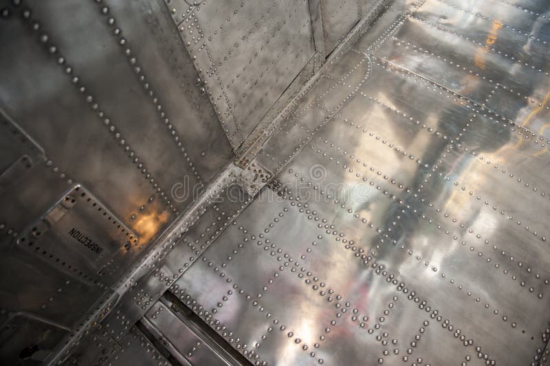 Aircraft shell stock photo. Image of shell, close, aluminium - 63918250