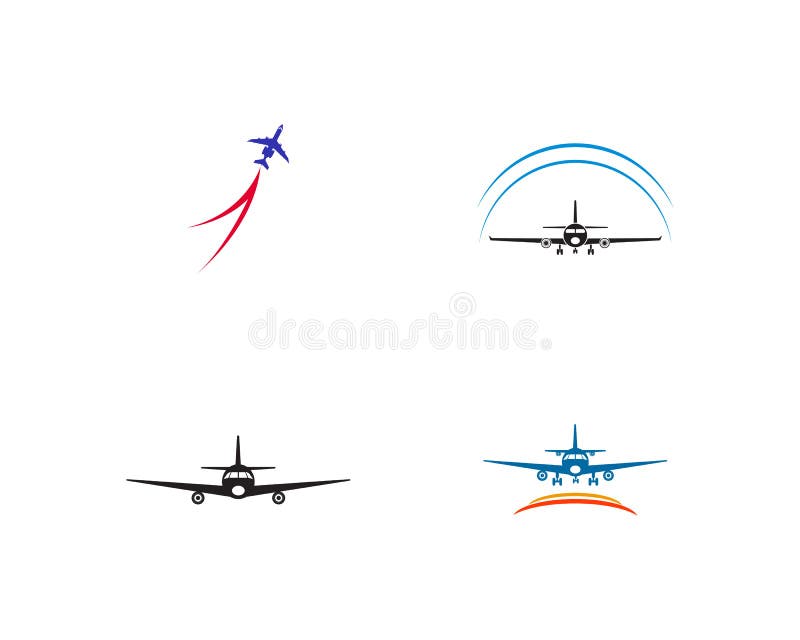Aircraft Simple Logo Illustration Stock Illustration - Illustration of ...