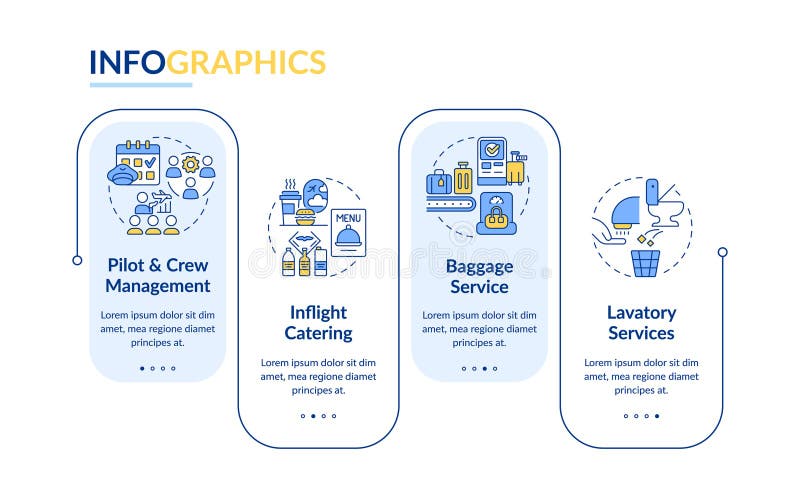 Aircraft Support Rectangle Infographic Vector Stock Vector ...