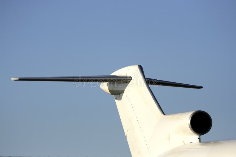 Aircraft tail stock image. Image of passenges, steel, landing - 2132783