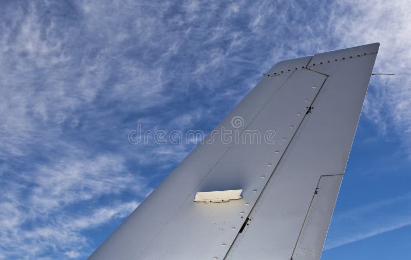 Aircraft Tailplane stock image. Image of vehicle, plane - 42489563
