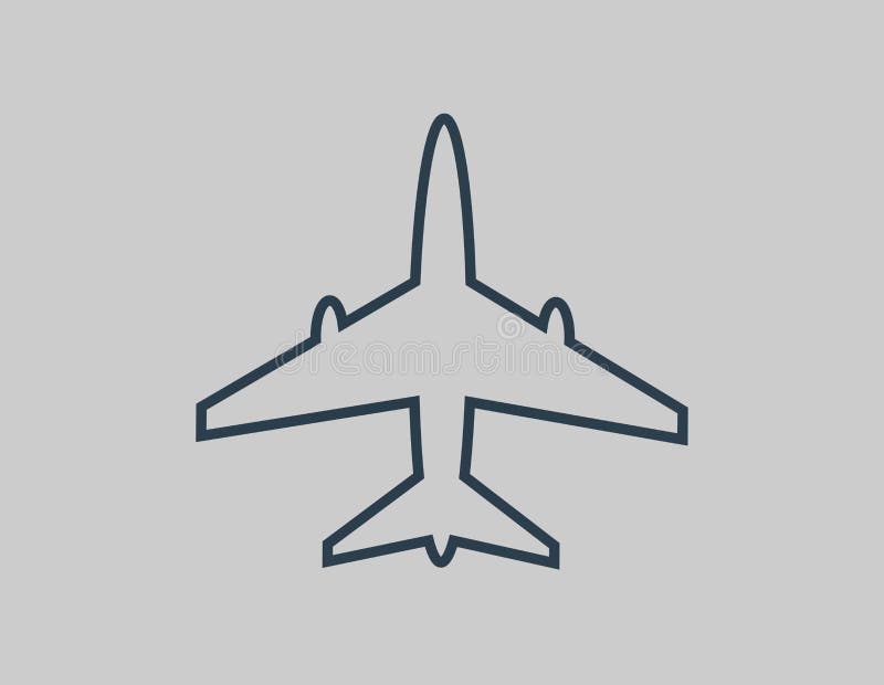 Aircraft. Vector Illustration Stock Vector - Illustration of plane ...