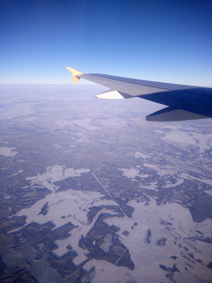 Aircraft view stock photo. Image of airline, flight, earth - 85970456