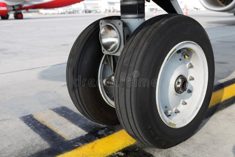 Aircraft wheel stock photo. Image of powerful, bolts - 24132206