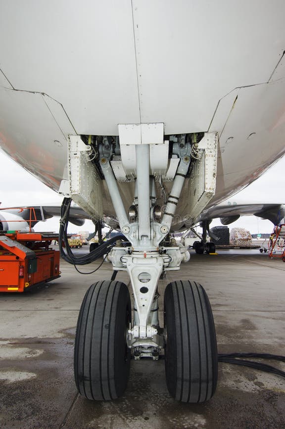 Aircraft wheels stock image. Image of landing, aircraft - 616957