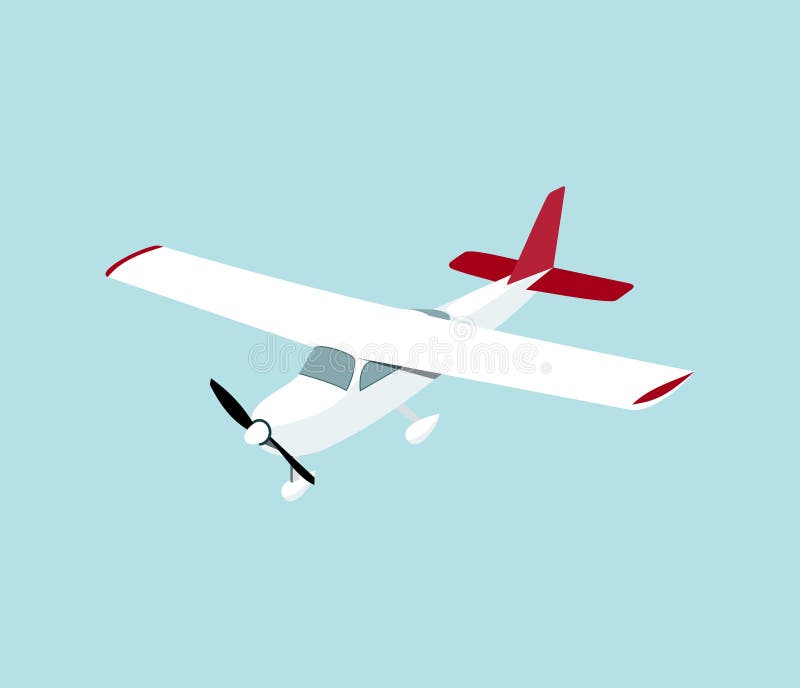 Horizontal Banner of Large and Small Aircraft. Stock Vector ...