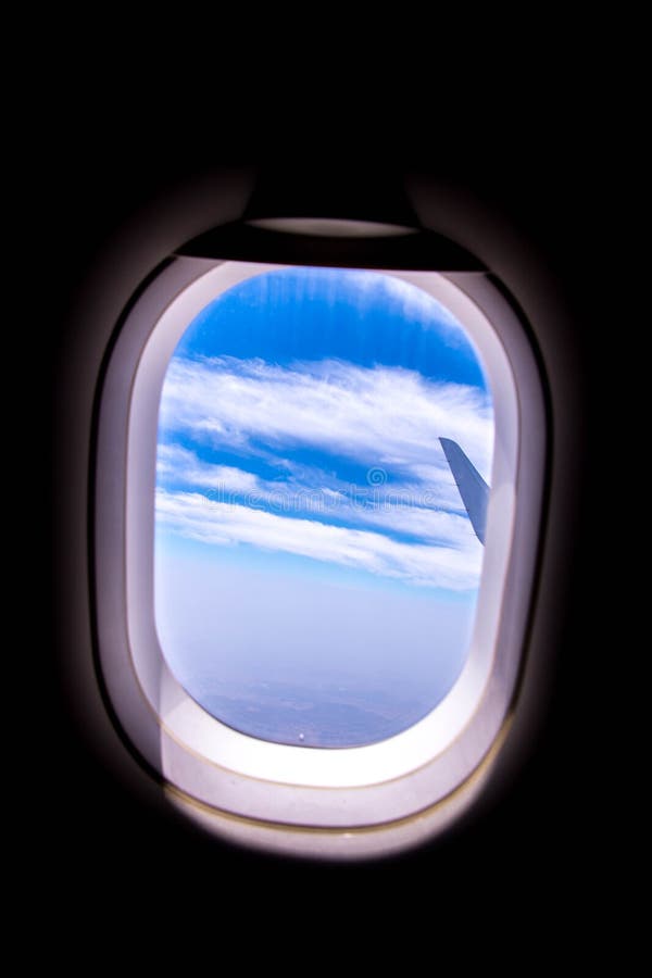 Aircraft Window Seat stock photo. Image of view, passenger - 193693266