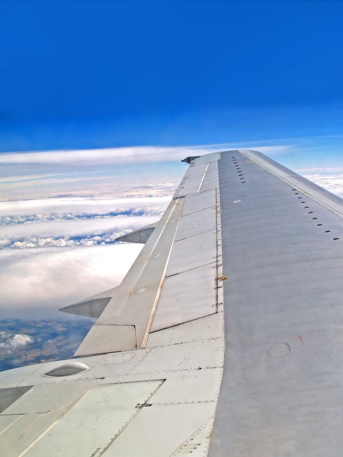 Aircraft wing stock photo. Image of mechanic, administration - 1078498